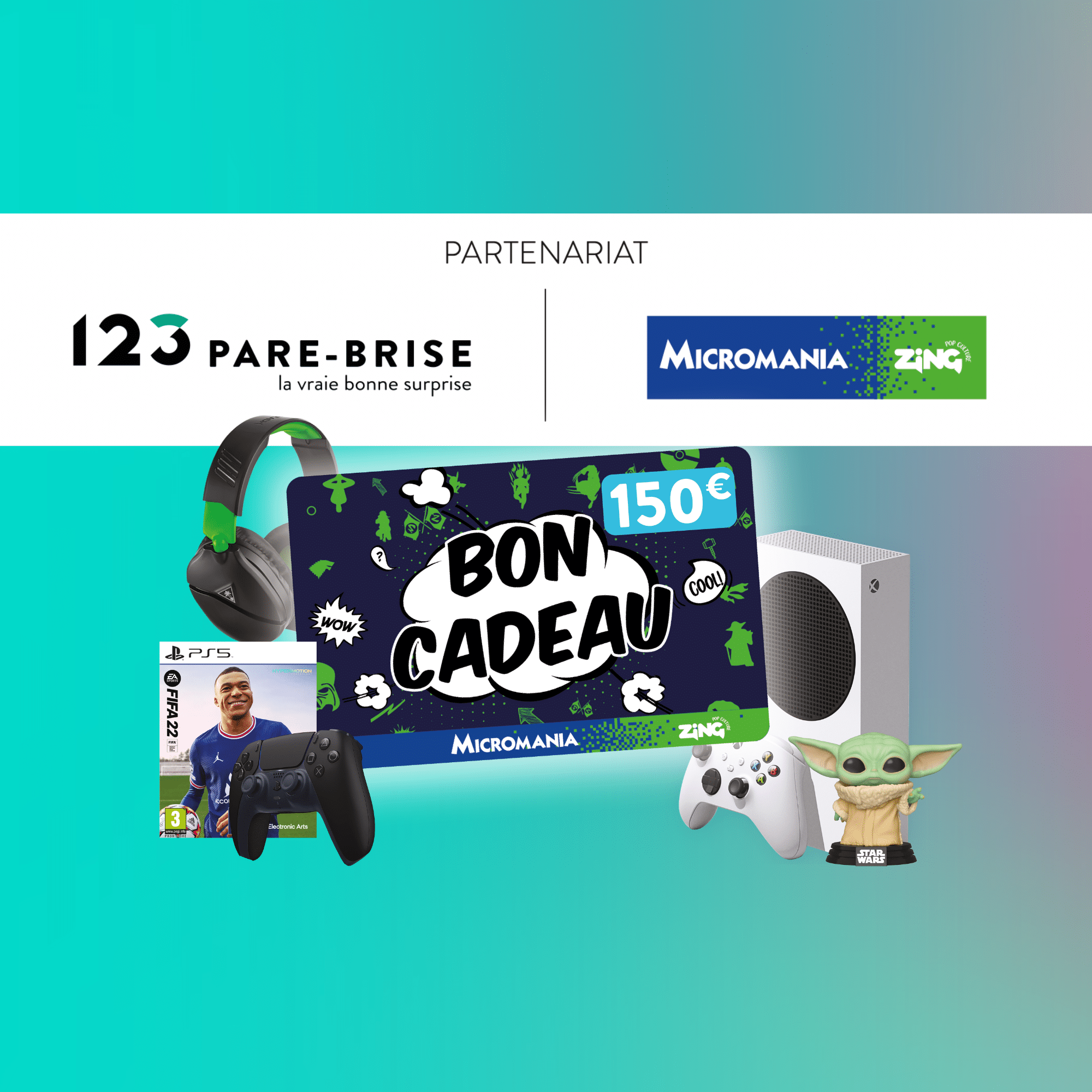 Carte Cadeau 123 Pare Brise